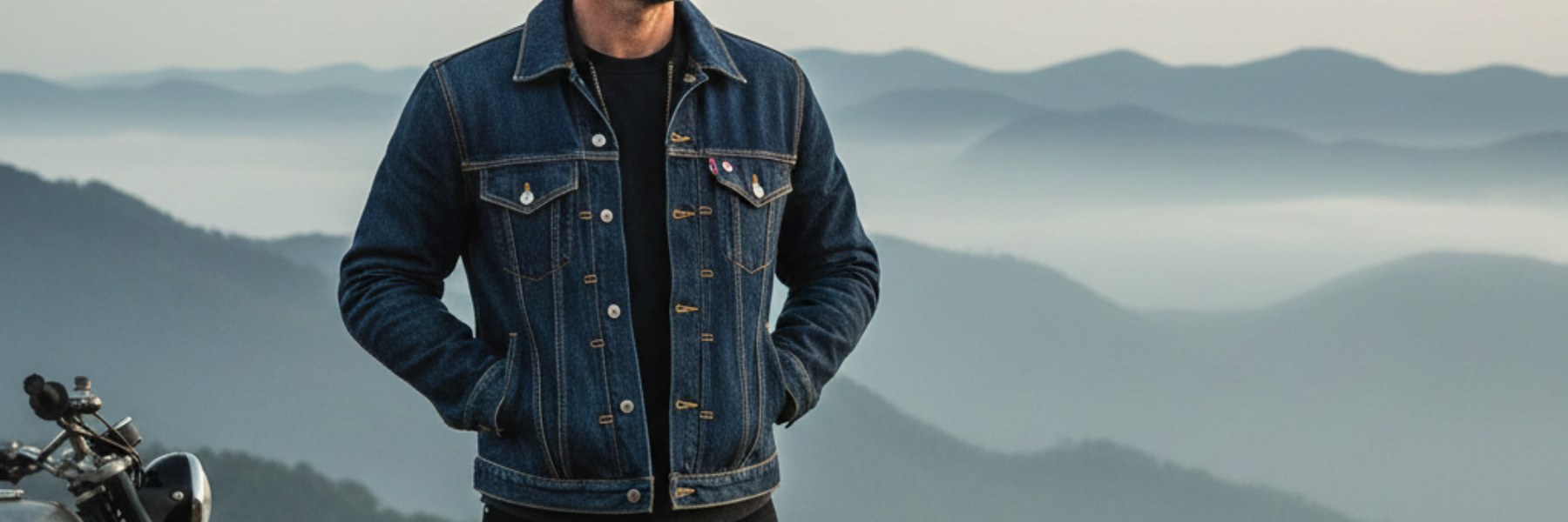 Denim Motorcycle Jackets for Men – Kevlar Lined – Denimotto
